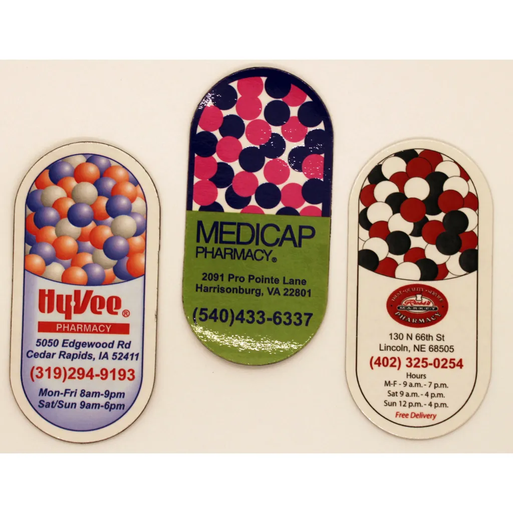 Pharmacy Supplies - Full Color Custom Imprinted Capsule Magnet - Onnen ...